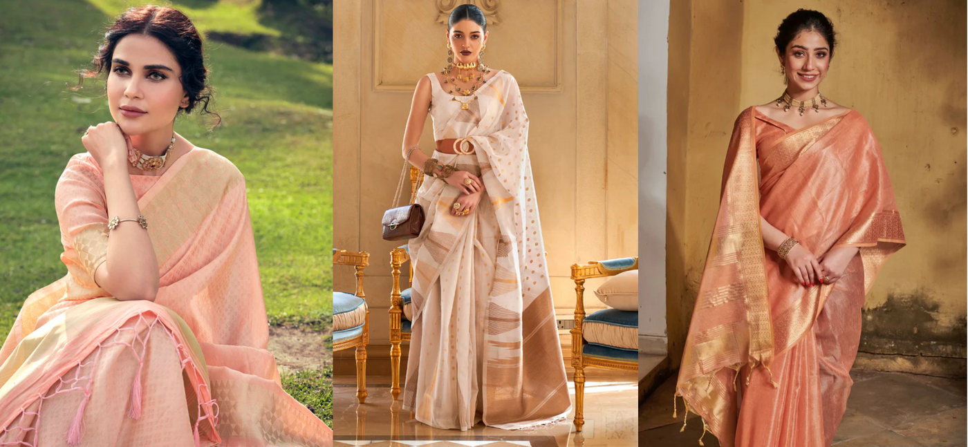 The Ethereal Charm of Tissue Silk Sarees - MySilkLove